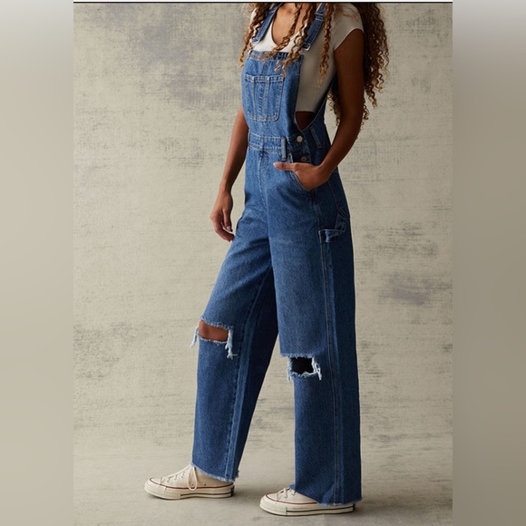 PacSun | Jeans | Nwt Dark Denim Overalls | Poshmark